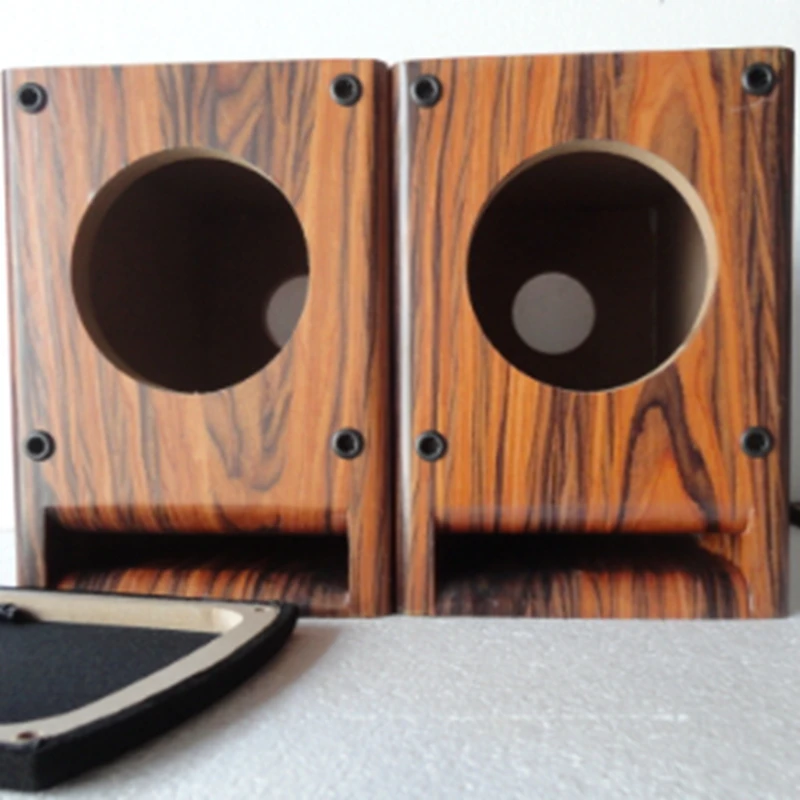 IWISTAO HIFI 4 inch Full Range Speaker Empty Cabinet Wooden Box Front ...