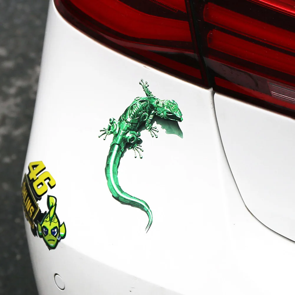 New Car Sticker Cool Cute Big Gecko 3D Car Sticker Car Styling Decal ...
