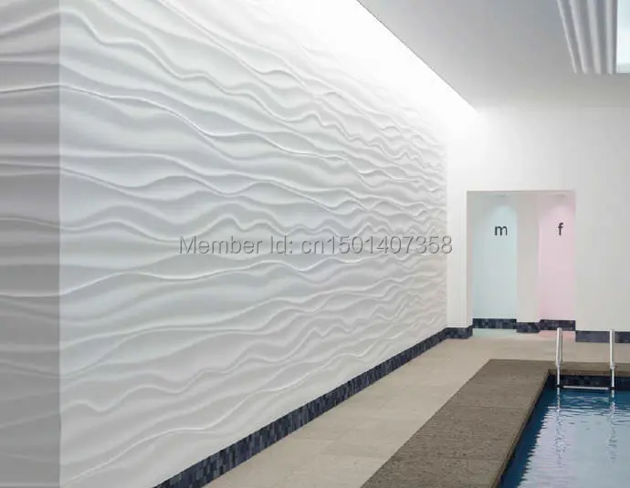 Water resistant Customize colorful decorative GRG 3D wall panel GRG ...