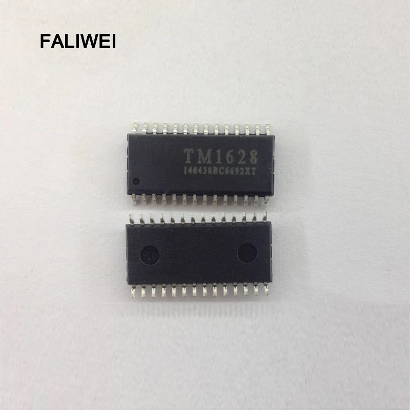 10PCS / LOT New TM1628 = SM1628 = HT1628 SOP28 good quality|lot lot|lot ...