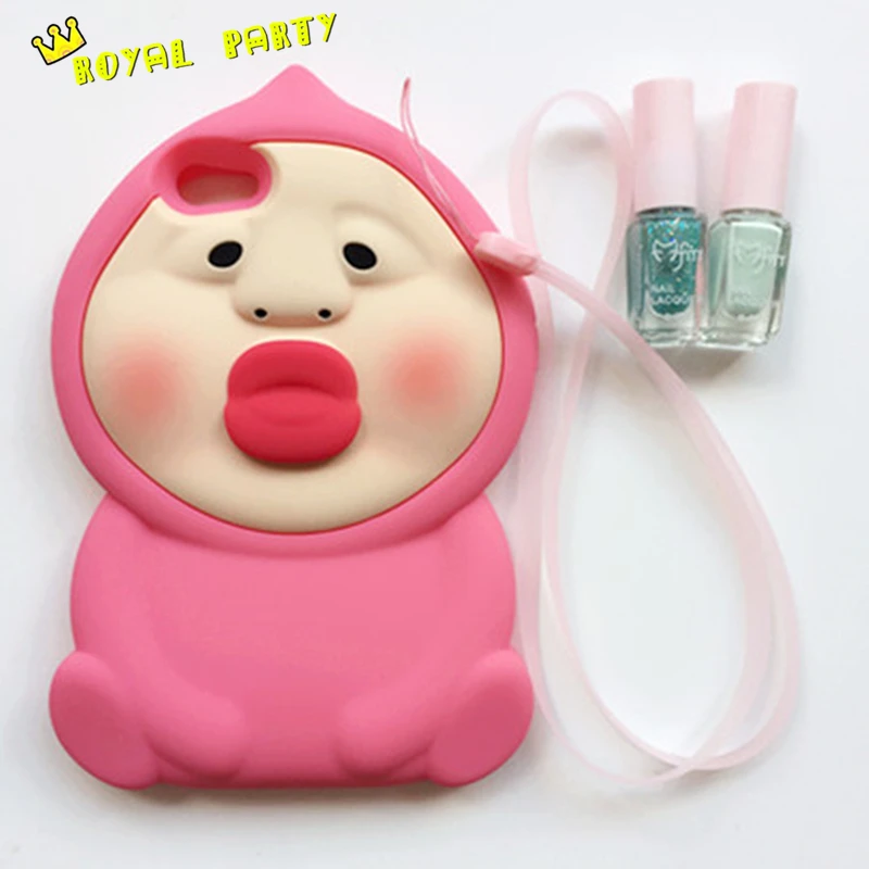 3D Lovely Kobito Dukan Pattern Silicone Case For iPhone 6 6s Plus 5.5 ...