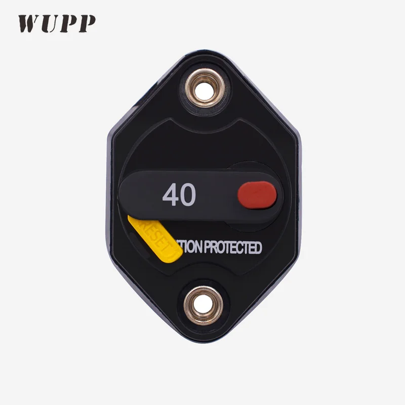 WUPP 40A Circuit Breaker Fuse Inverter Waterproof DC 12V 32V Mini ...