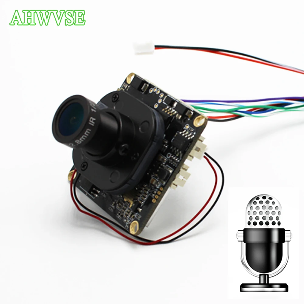 Mini 720P 960P 1080P IP Camera Module Board Audio Input With External ...