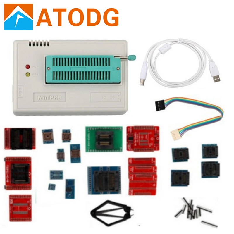 Super minipro TL866A programador usb TL 866A con 21 adaptadores de alta ...