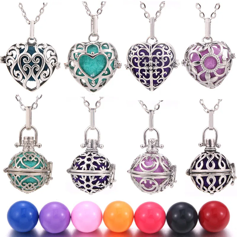 Collar difusor Vintage para aromaterapia, colgante de Aroma con ...