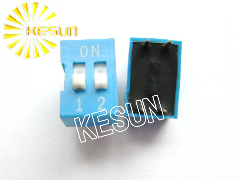 Free Shipping 20pcsx China Quality Ds-02 Blue 2p Dip Switch 2.54mm 2 ...