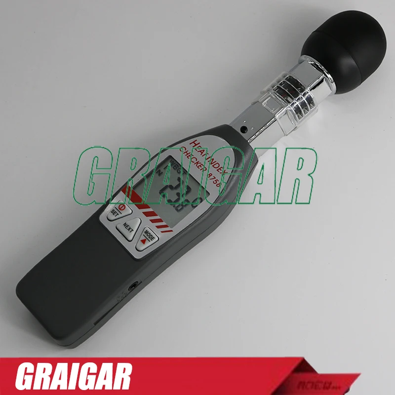 Handheld WBGT Meter, Wet Bulb Globe Temperature Meter, Heat Stroke ...
