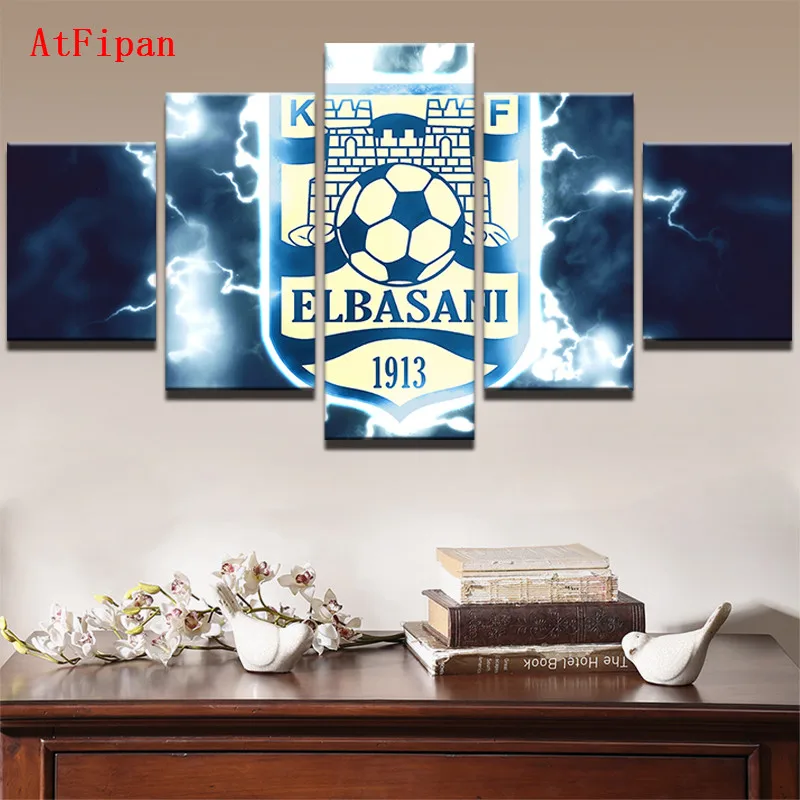 AtFipan Modern Abstract Wall Artwork Pictures Canvas Poster Sports ...