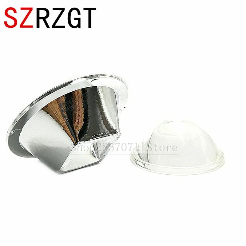 5-Set-44mm-Optical-Glass-LED-Lens-60degree-Reflector-Collimator-2-in-1 ...