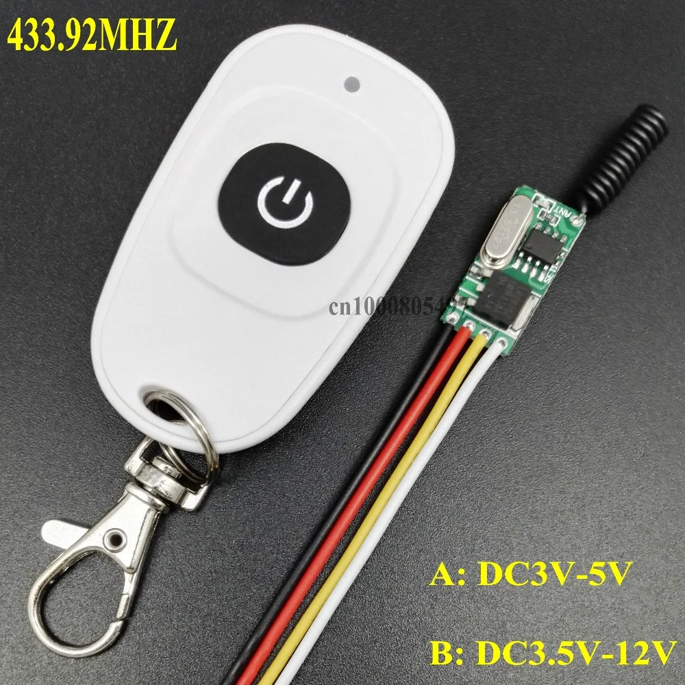 Electric-control-lock-Mini-Remote-Switch3-7v-5v-9v-6V-Battery-power ...
