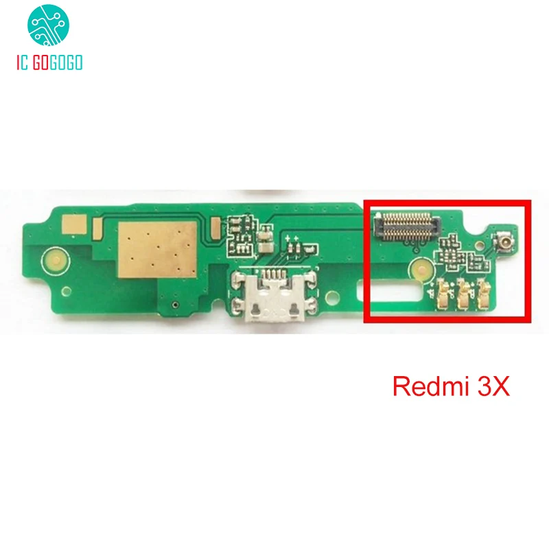 for Xiaomi Redmi 3X Microphone Module + USB Charging Port Board Flex ...