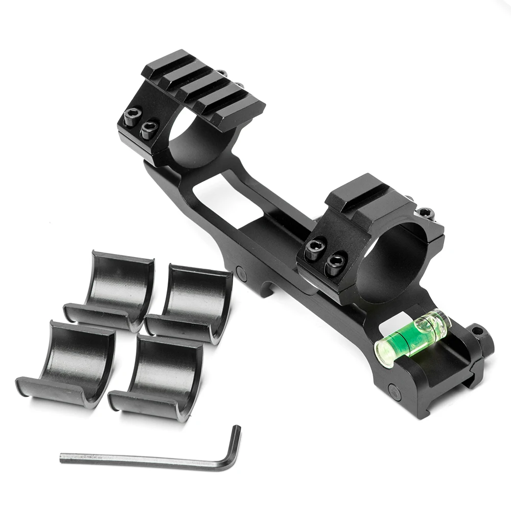 Fashion merchandise Picatinny with Bubble Level 30mm Barrel Ring Scope ...