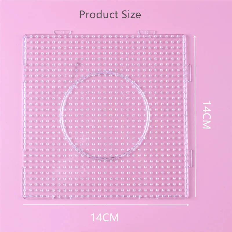 2.6mm Hama Bead Square Pegboard 3D Puzzle Template For Perler Beads ...