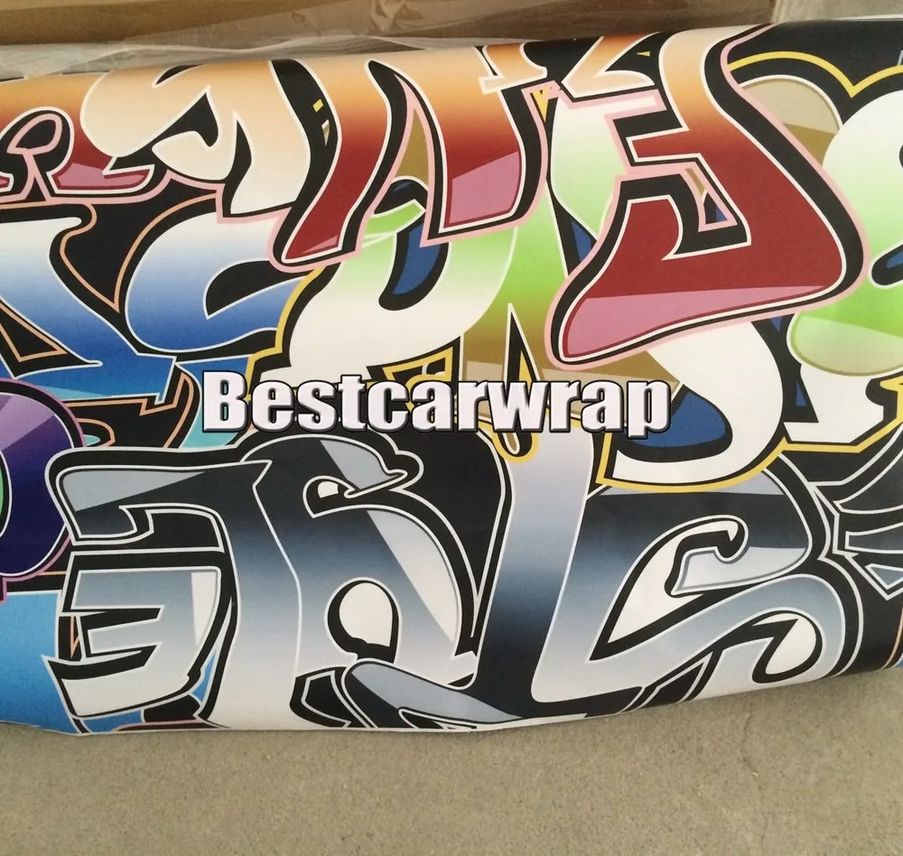 Graffiti-Vinyl-stickerbomb-Vinyl-Car-Wrap-Film-graphic-decal-with-air ...