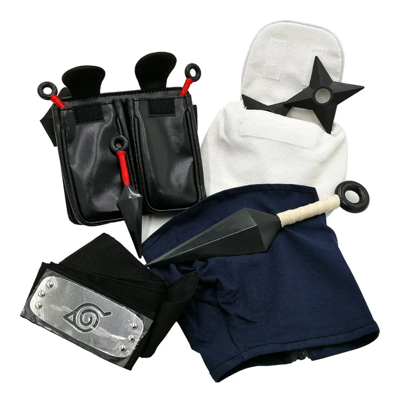 Cosplay Accessories Set Of Anime NARUTO Hatake Kakashi Cotton Face Mask ...