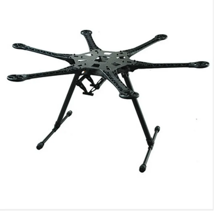 S550 Hexacopter Frame Kit 6-Axis Drone Flame With Carbon Fiber Landing ...