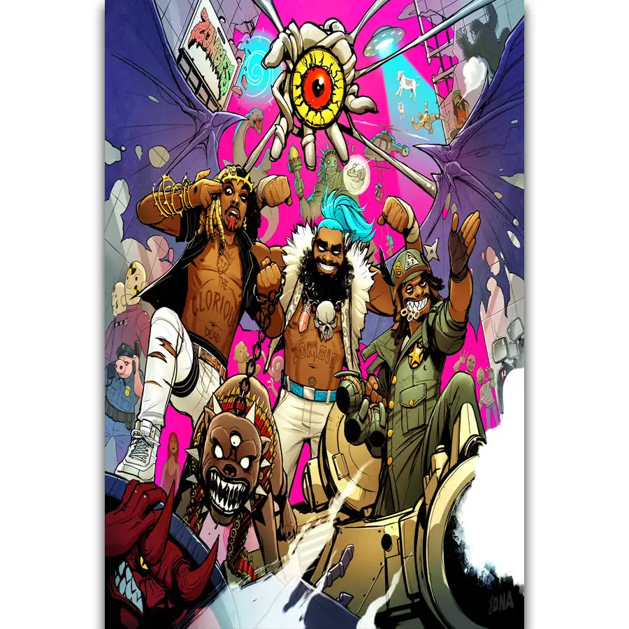 Buy S908 Album Cover Flatbush Zombies 3001 A Laced Odyssey Rap Music Wall Art