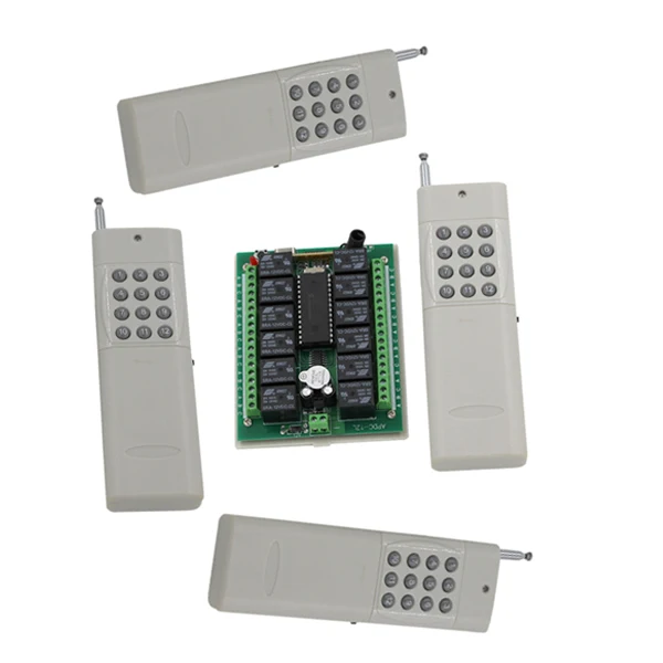 Aliexpress.com : Buy Long Distance DC24V 12 CH RF Wireless Remote ...