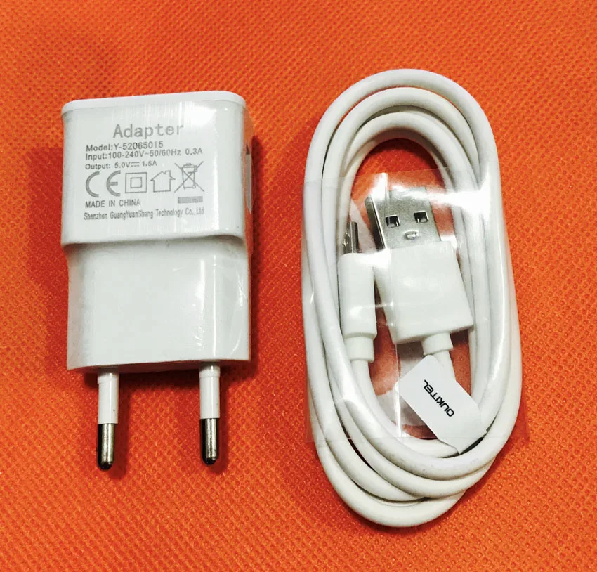 Cargador de viaje Original 1.5A, adaptador de enchufe europeo + Cable USB para Oukitel U16 Max ...