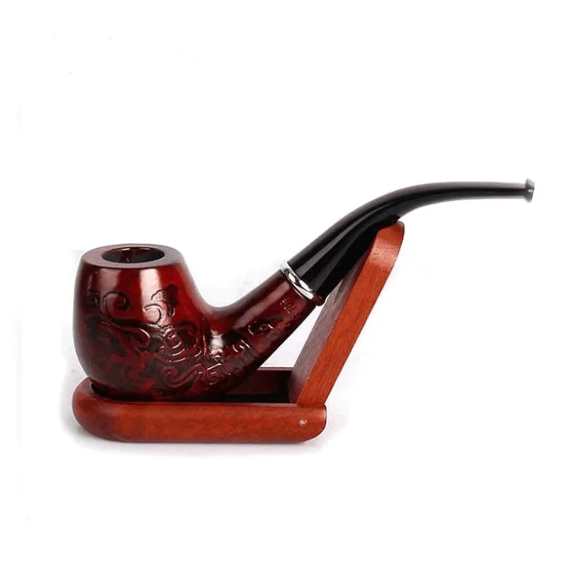 Smoking-Pipe-Premium-Handcrafted-Red-Wood-Pipe-Durable-Stylish-Design ...