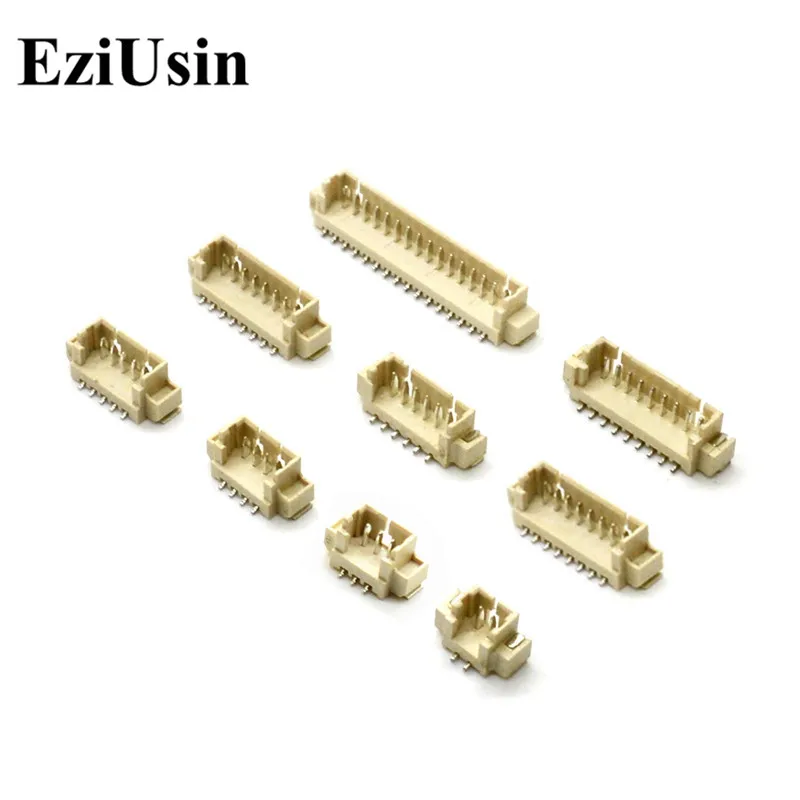 EziUsin 1.25 간격 SMD 1.25MM 커넥터 SMT 니들 시트 소켓, 2P 3P 4P 5P 6P 8P 9P 10P 11P 12P 핀 헤더|header pin ...