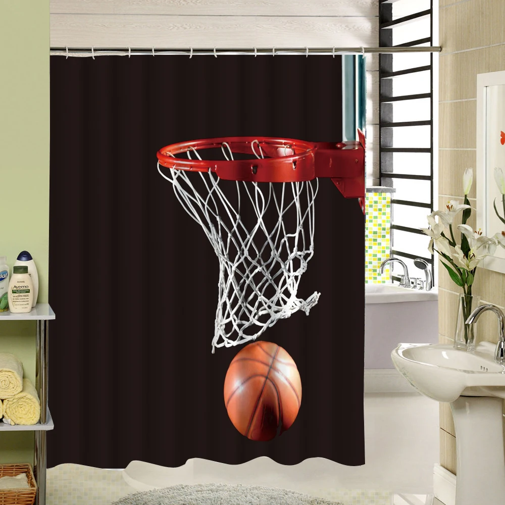 A Basketball Is Thrown Into Perfectly The Basketball Hoop Waterproof 3d ...