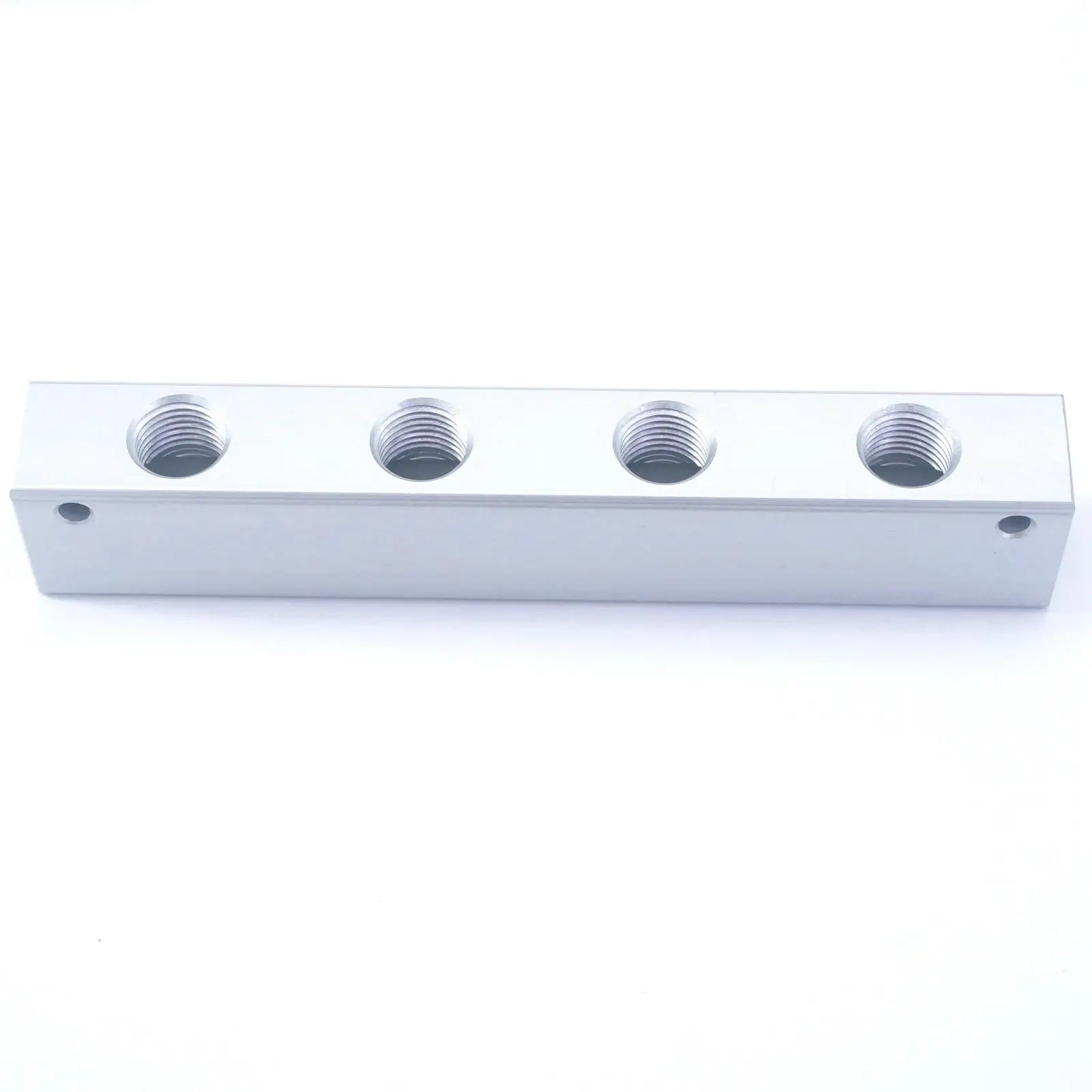 G1-4-BSP-Port-4-Way-6-Port-Pneumatic-Air-Solid-Aluminum-Manifold-Block ...