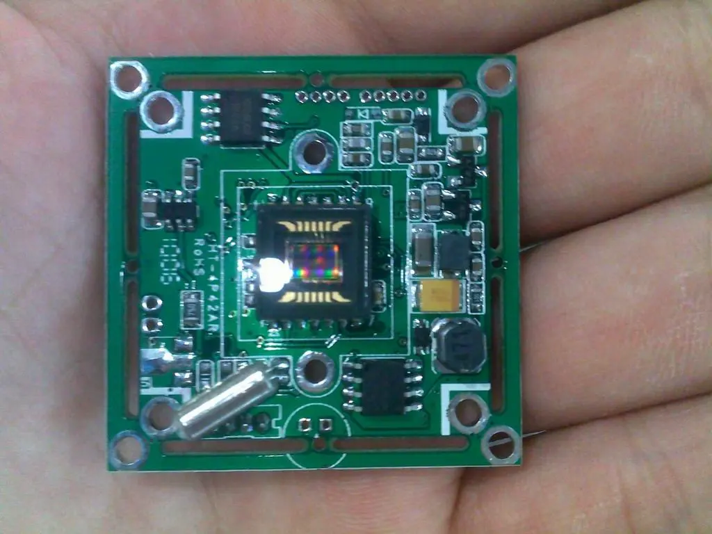 420TVL 1/4" Sharp CCD CCTV Camera Mainboard 38*38mm Sharp CCD Camera ...