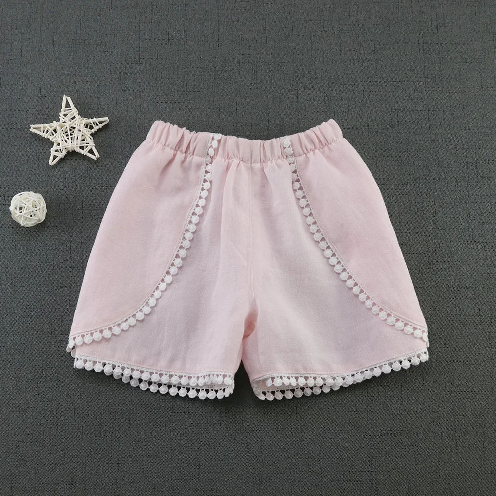 2017 New summer baby girls cotton shorts girls fashion shorts children ...