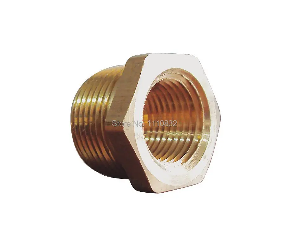 OEM Bienvenido Macho NPT 3/8 "x Hembra 1/8" Rosca Hembra Reductor de Latón Hexagonal. TNP buje ...