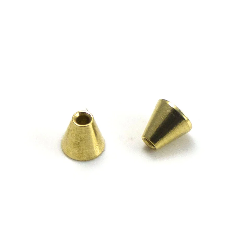 10pcs-Solid-Brass-Cone-Heads-Brass-Lure-Bodies-Brass-Weight-Sinker-DIY ...