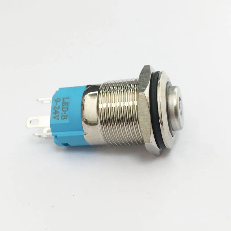 M16 5Colors Reset Switch 16mm Waterproof Momentary Push Button Switch ...