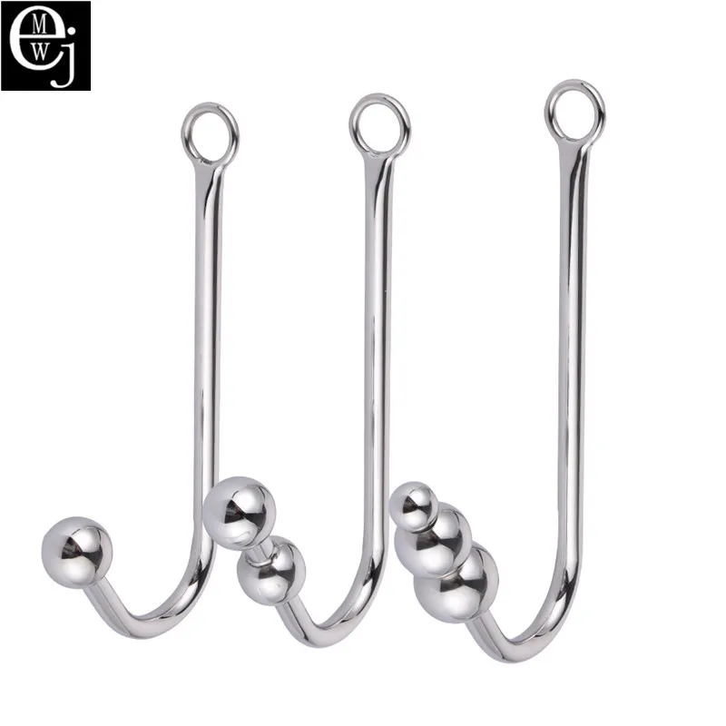 Ejmw Anal Sex Toys Anal Hook Stainless Steel Anal Plug Butt Plug With