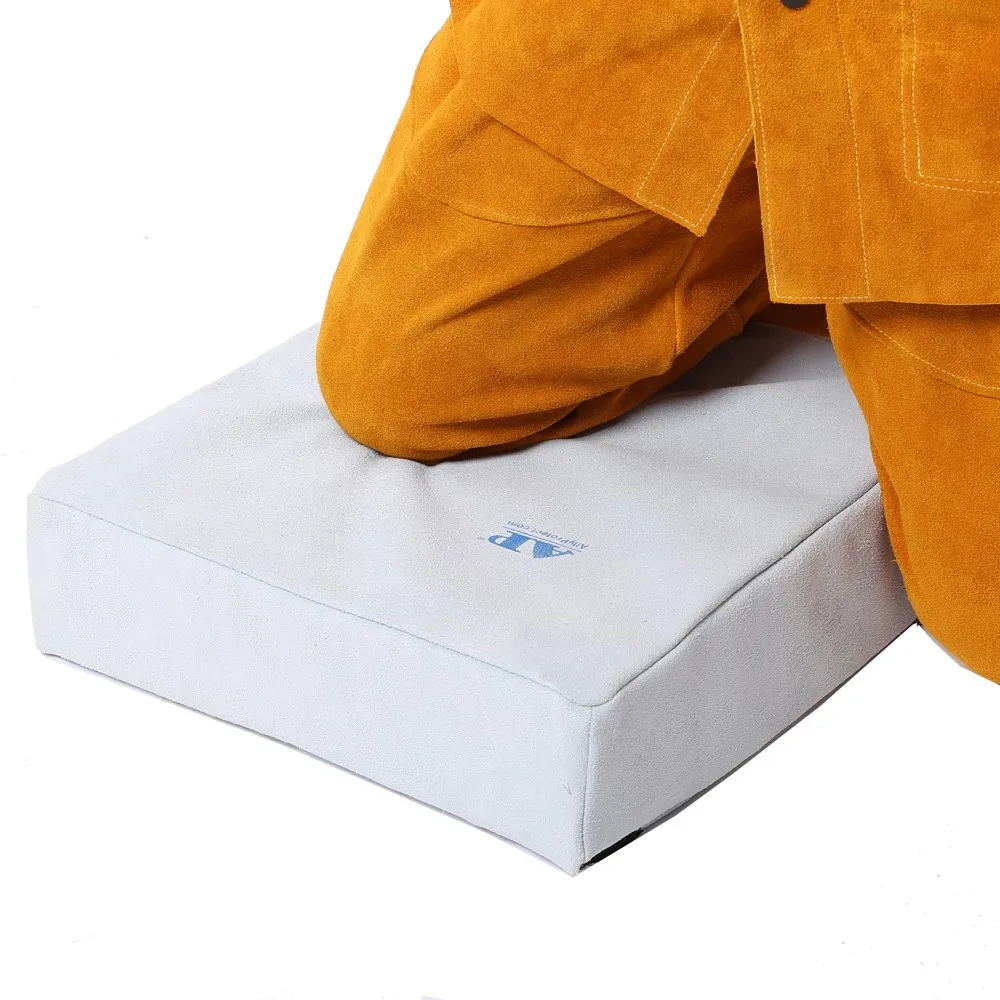 Welding Mat Welder Pad Flame Abrasion Resistant Leather Worker Kneepads ...