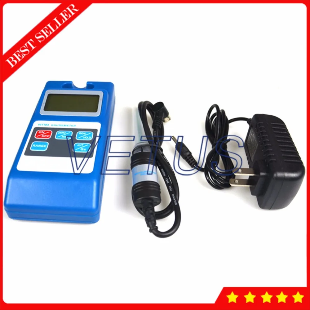 WT103 Handheld Digital Gauss Meter with DC Surface Magnetic Field ... WT103 Handheld Digital Gauss Meter with DC Surface Magnetic Field ...