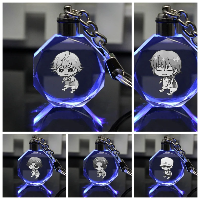 The Prince of Tennis Shiraishi Anime LED Key Chains Figure Keyring ...