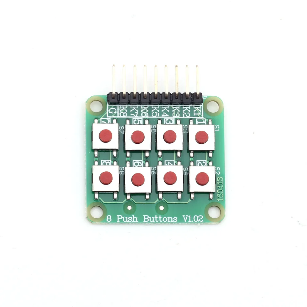 Monday Kids 2x4 Keypad 4x2 Keypad Push Buttons 8 Key Board Matrix Keyboard Button for Arduino ...