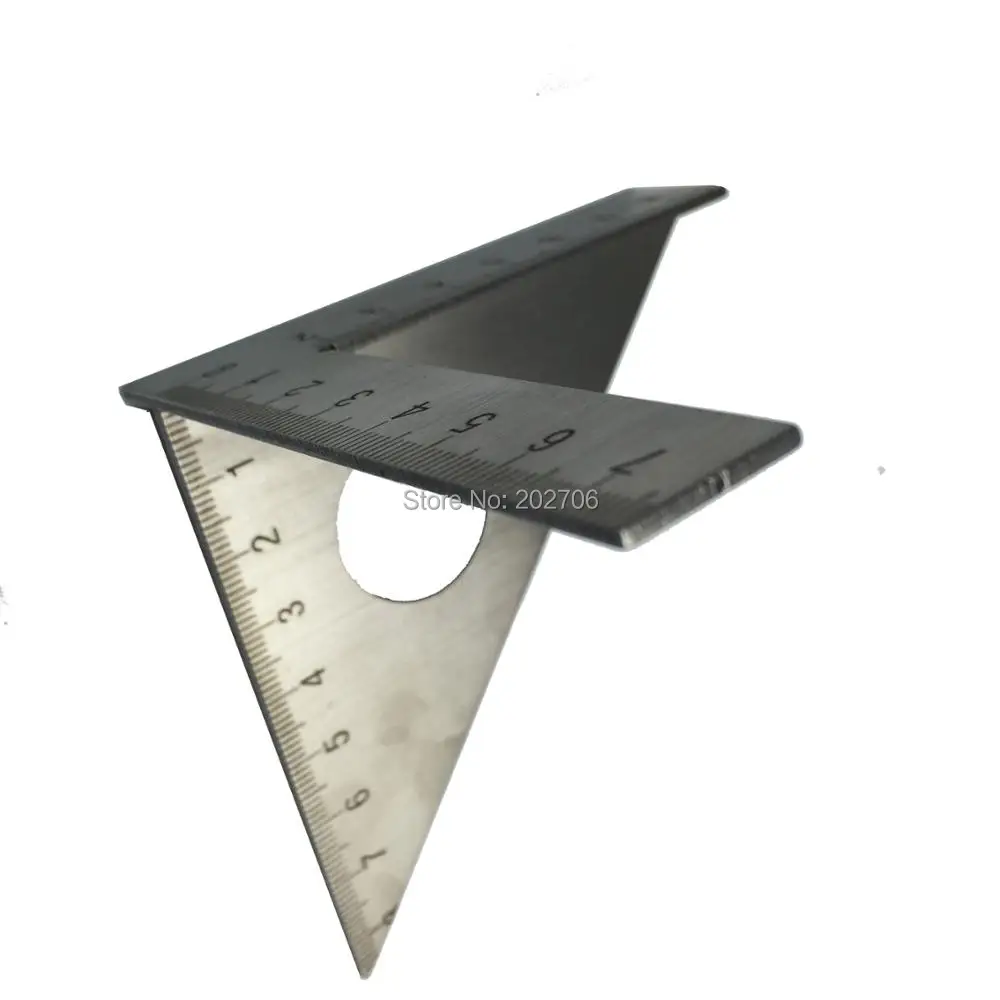 45 degree Stainless Steel Triangle Square ruler Rafter Speed Square T ...