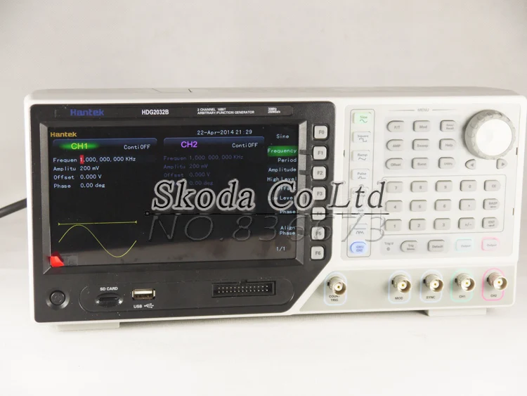 HANTEK HDG2032B Digital oscilloscope 64MSA/S sampling 30MHz bandwidth 2 ...