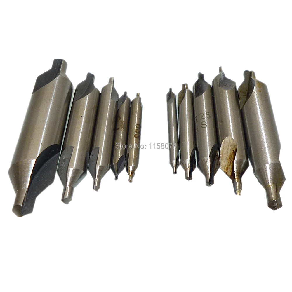 HSS Center Drills 60 Degree Combined Countersinks Angle Bit Hole Cutter ... HSS Center Drills 60 Degree Combined Countersinks Angle Bit Hole Cutter ...