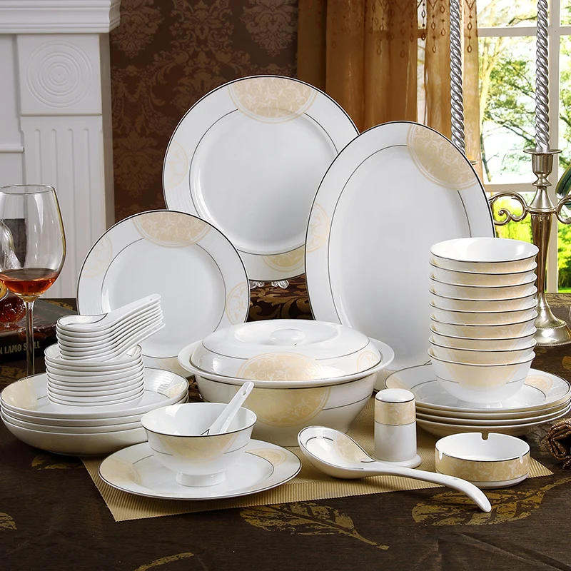 Relief-Table-Wares-Set-Ceramic-Plates-Dishes-Bowls-Set-56-Pcs-New-Style ...