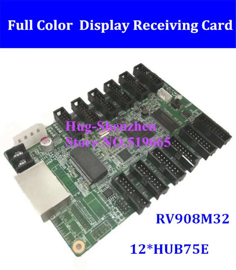 Rv908,receiver Card Rv908m32, 32s,1024 * 256,rv801,full Color Rgb ...