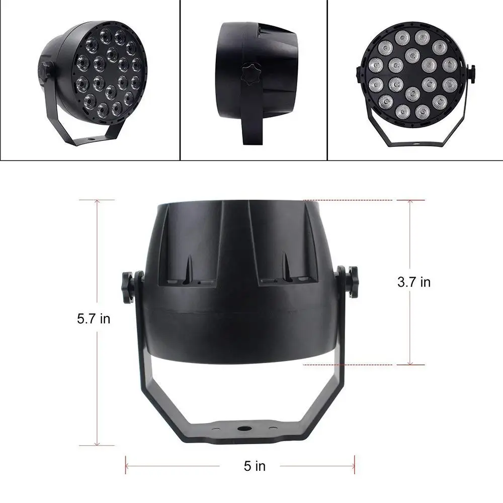 LED 18W Ultraviolet Lamp UV Light with Remote Control Stage Light ...