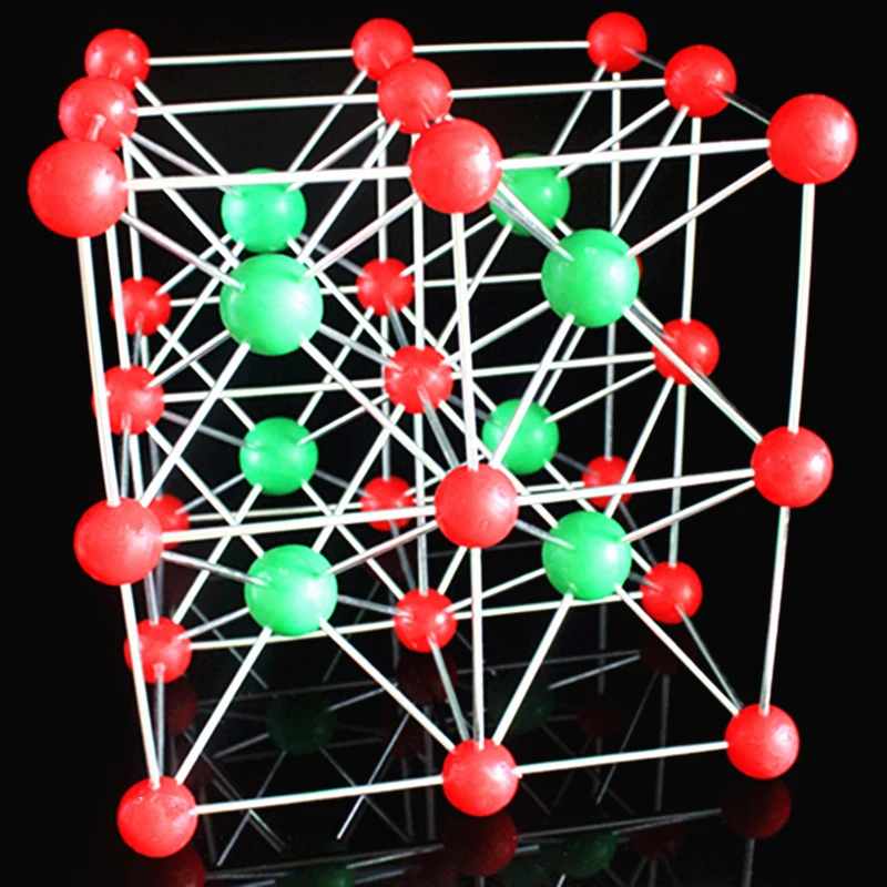 Eight unit cell Cesium chloride Crystal structure model ,CsCl Eight ...