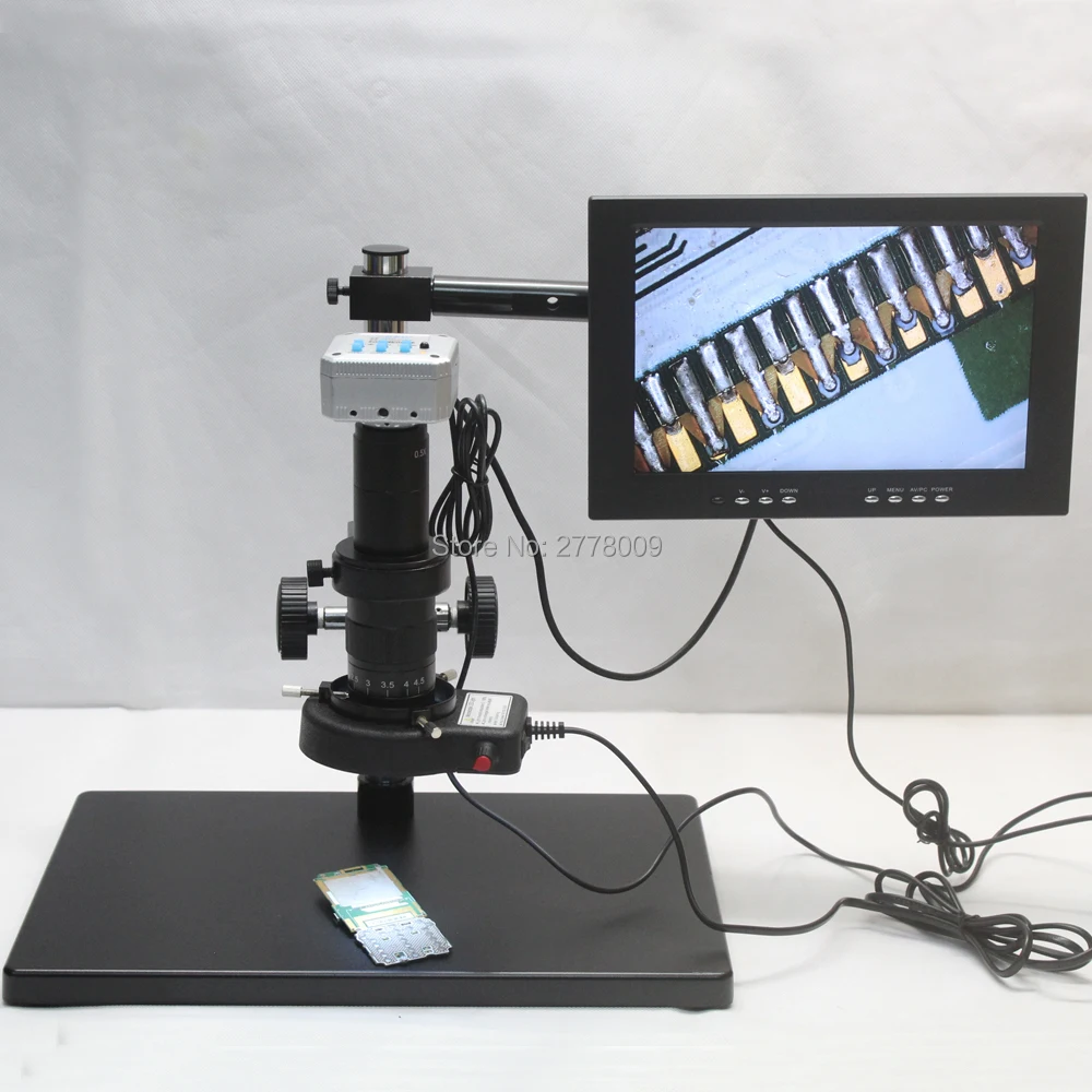 20MP 1080P 60FPS Industrial Video Microscope Camera HDMI USB Output 10X ...