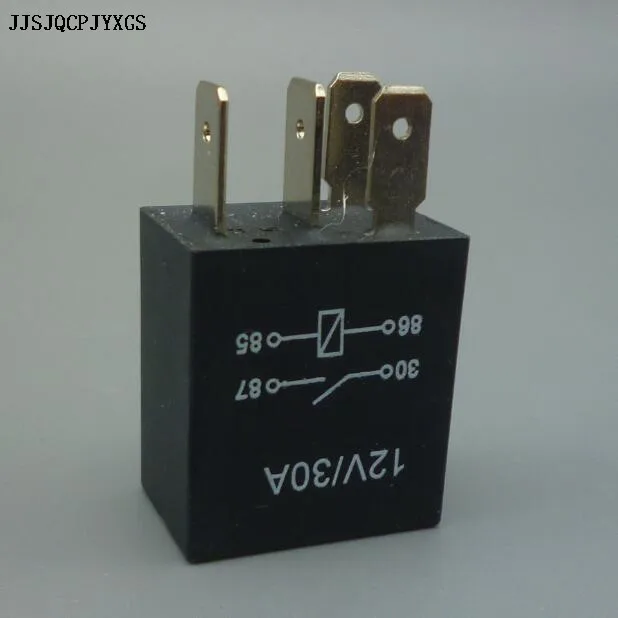 JJSJQCPJYXGS-12V-30A-4pin-New-Car-Automotive-12V-30A-auto-Relay-4Pin-4P ...