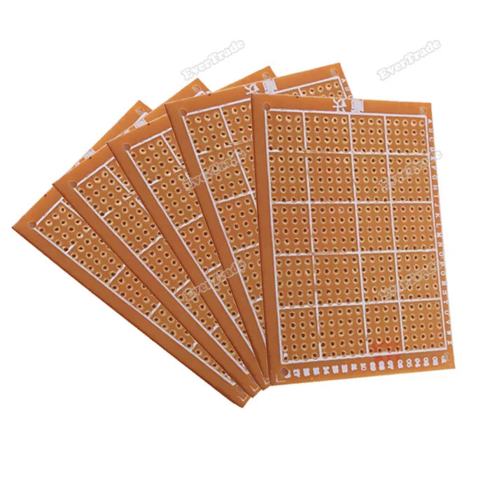 traderoom 10Pcs DIY Prototype Papier PCB Exprience Matrice Circuit ...