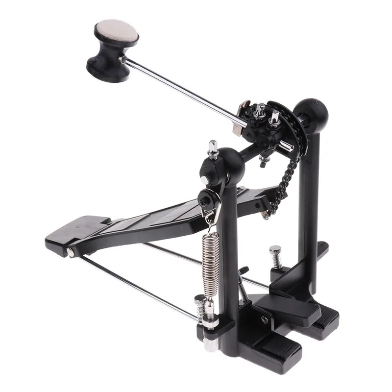 Rack Drum Pedal Set with Drum Beater Single Chain Drive Kit for Drummer ...