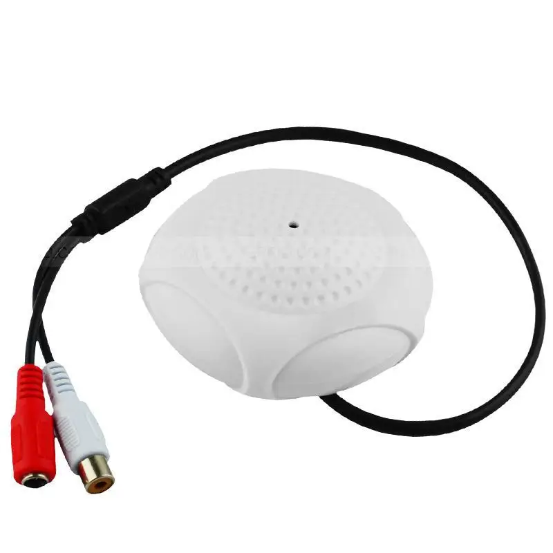 Cctv Surveillance Mic Microphone Audio Monitor Pickup High Sensitivity ...