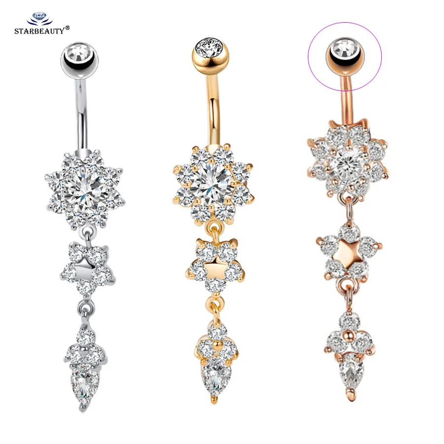 Top Belly Button Piercing Dangle